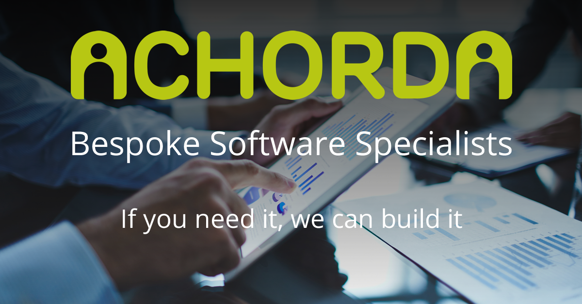 Achorda Ltd | Bespoke database software developers based at Harwell ...